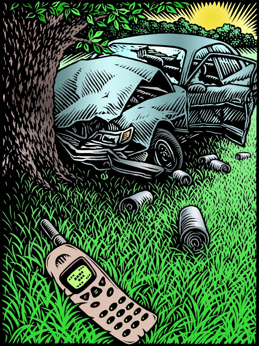 Car Accident from Running A Stop Sign